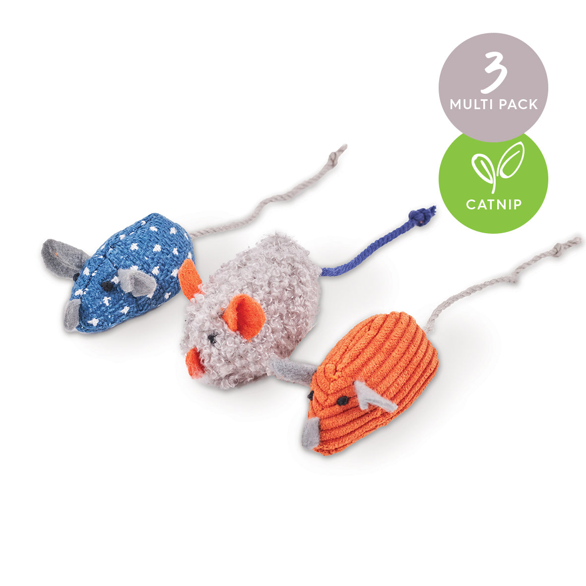 Thrice the Mice with catnip – Kazoo Pet Co