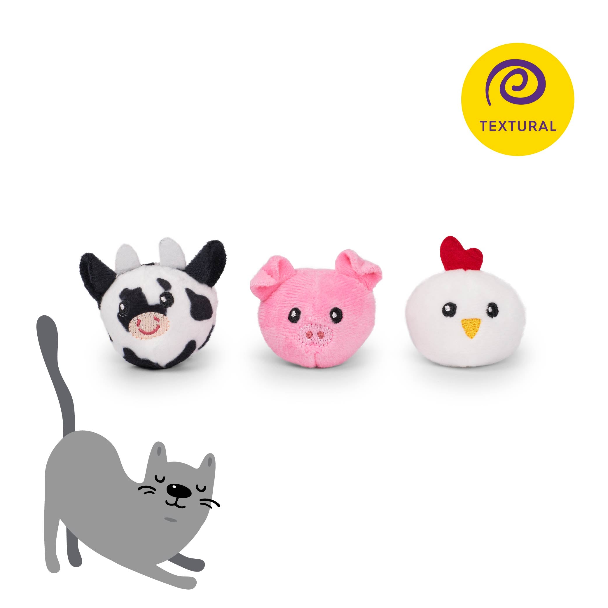 Kitty Farm Friends Toy – Kazoo Pet Co