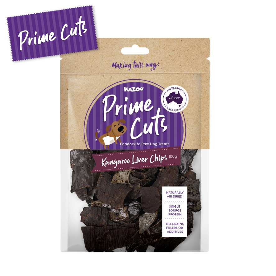 Aussie Kangaroo Liver Chips – Kazoo Pet Co