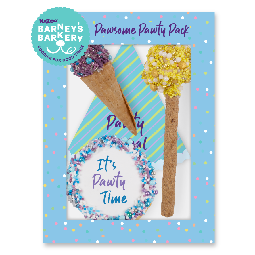 Dog Birthday Treats Party Pack - Blue – Kazoo Pet Co