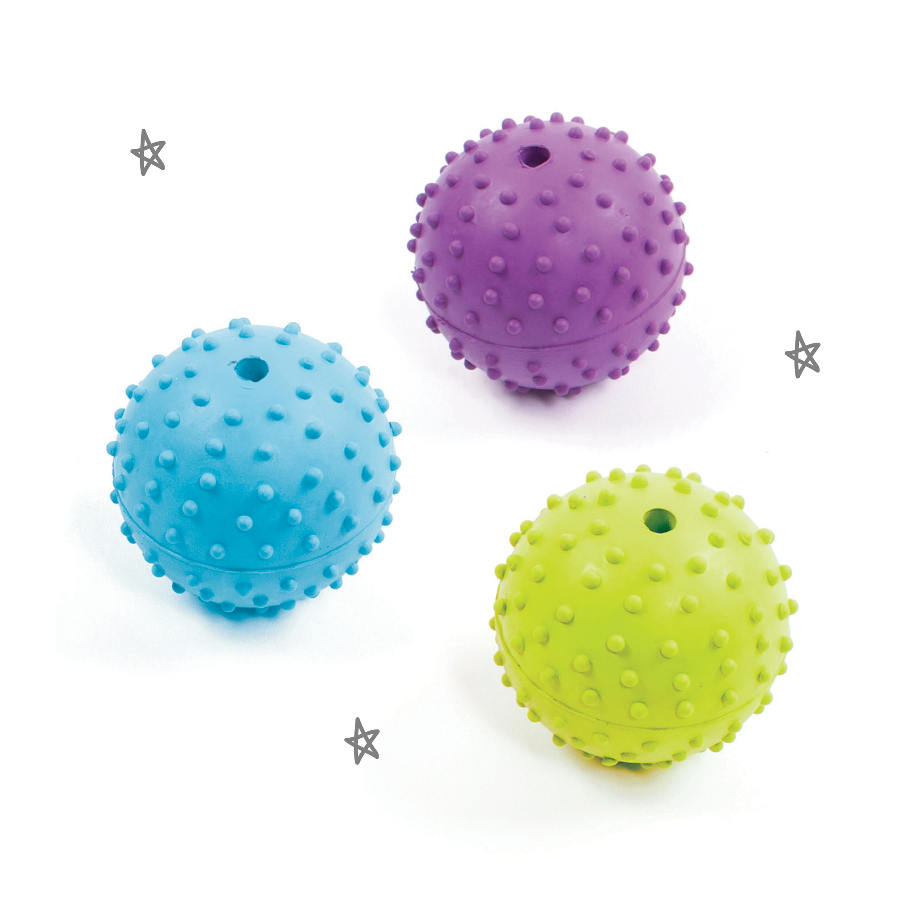 Super Strong Studded Rubber Ball Dog Toys – Kazoo Pet Co