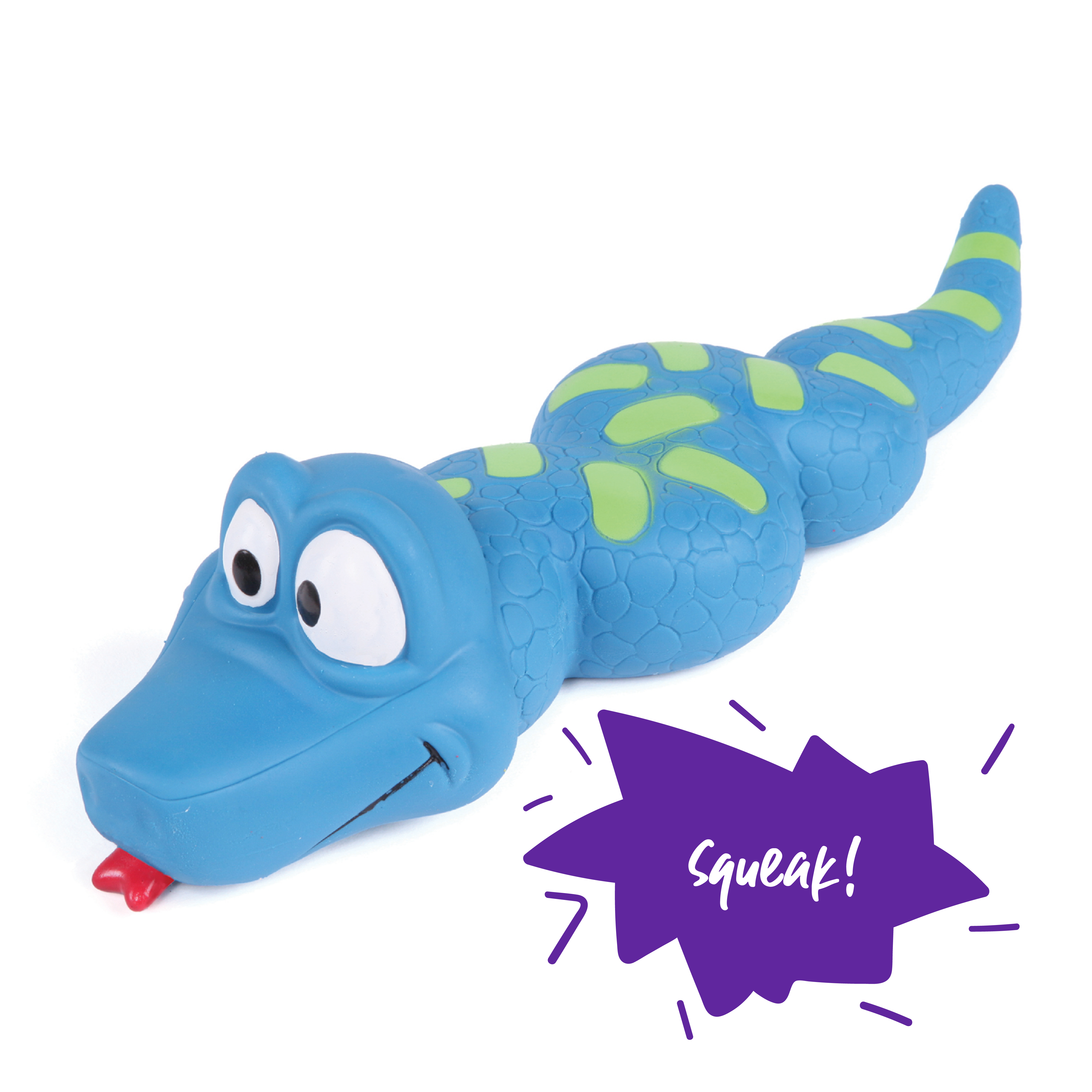 Sneaky Snake Squeaky Dog Toy – Kazoo Pet Co