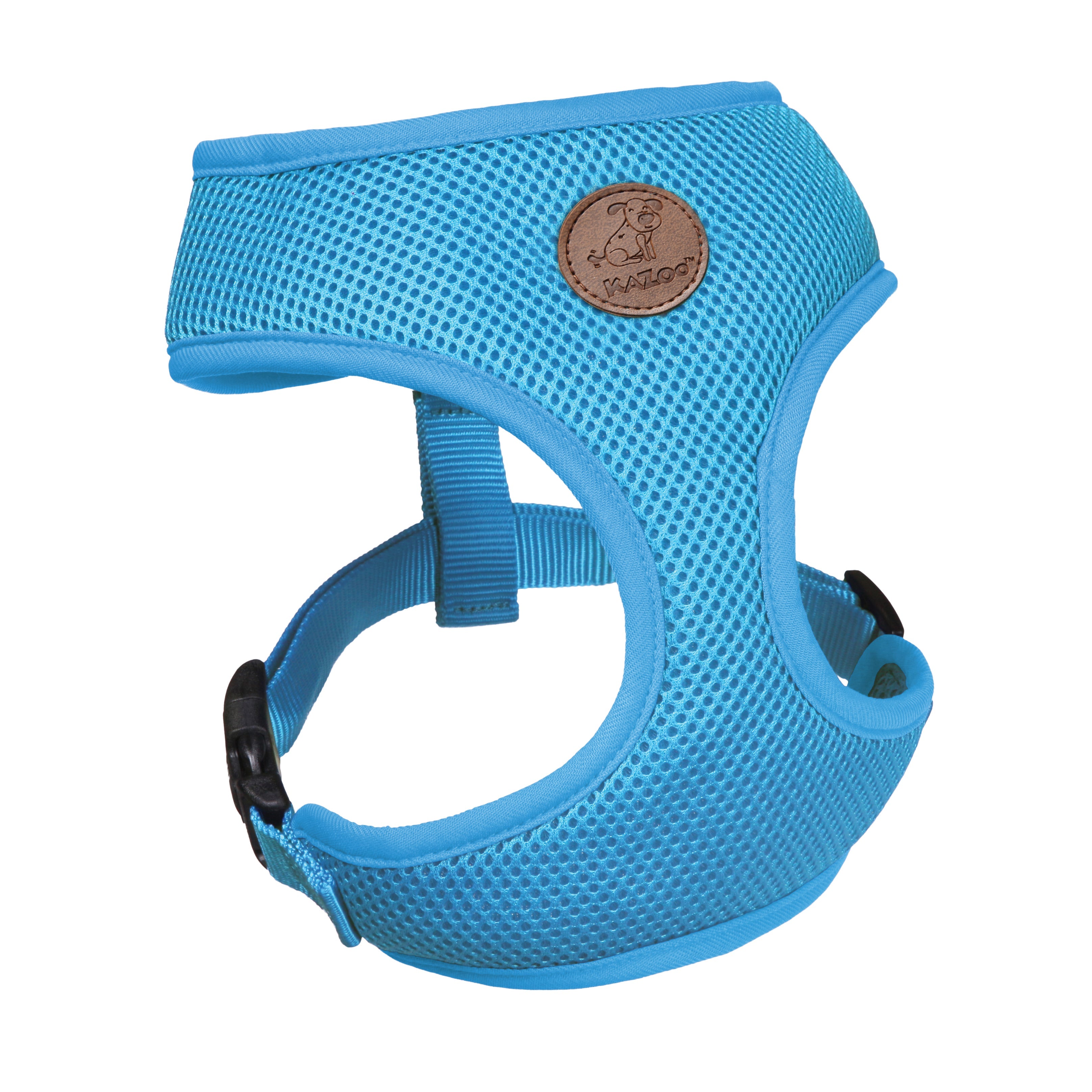 Classic Soft Dog Harness - Aqua – Kazoo Pet Co
