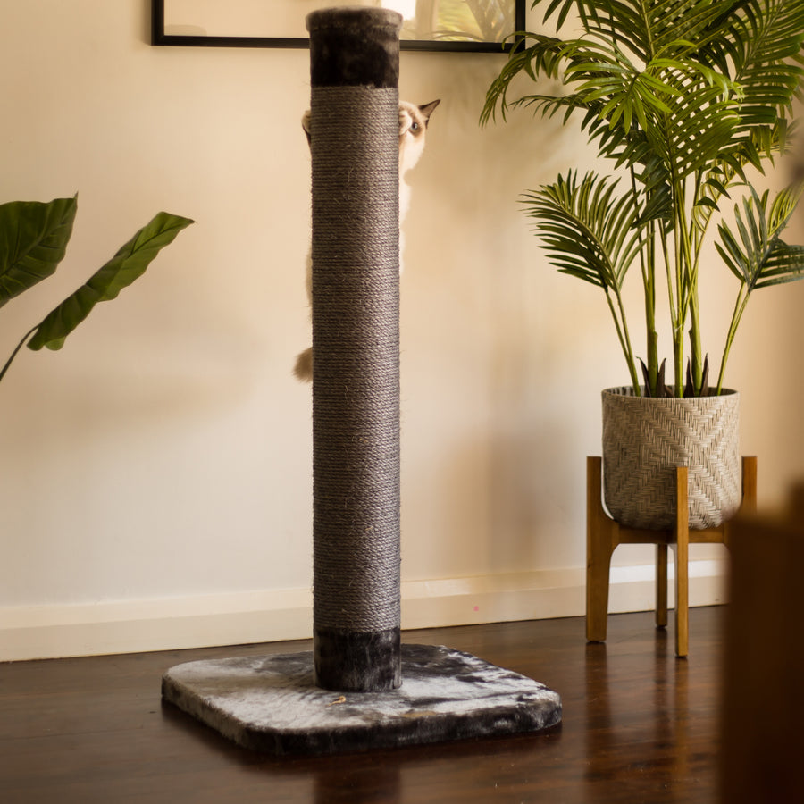 Cat Scratch Post - Grey - Large – Kazoo Pet Co
